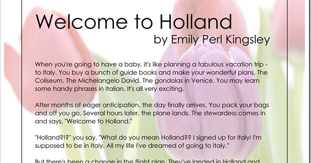 Hearts and Minds: Welcome to Holland. Or maybe not...